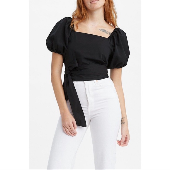 Levi's | Tops | Nwt Levis Vera Blouse Caviar Black | Poshmark